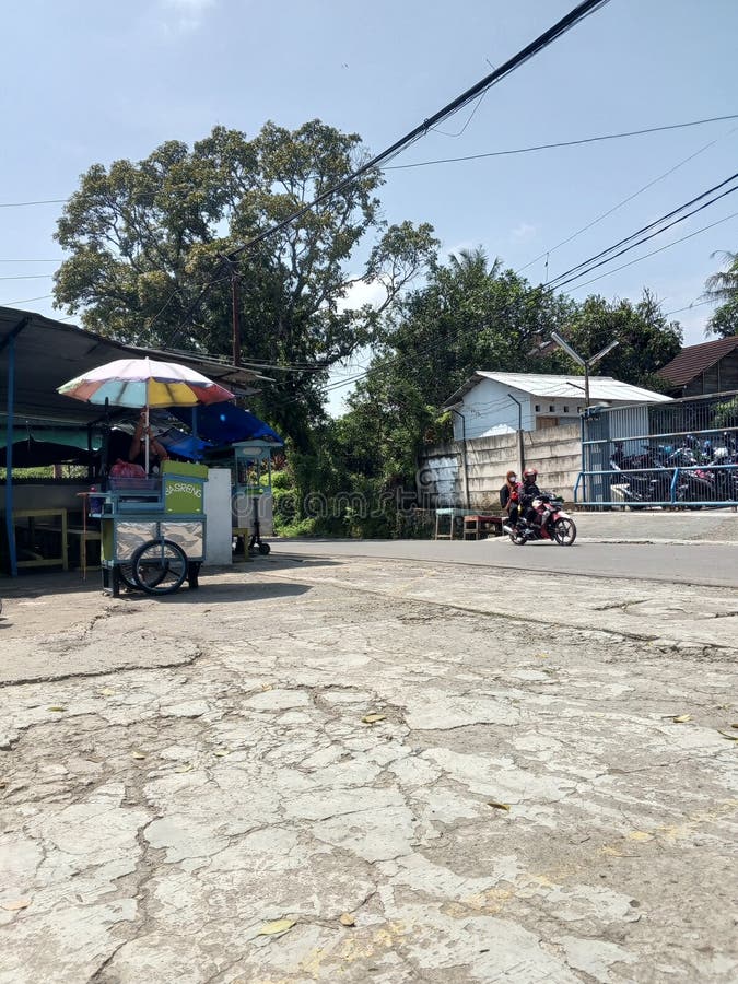 Indonesia Street in West Java Editorial Image - Image of indonesia ...