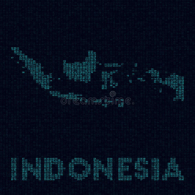 Indonesia tech map. stock vector. Illustration of hacking - 180097640