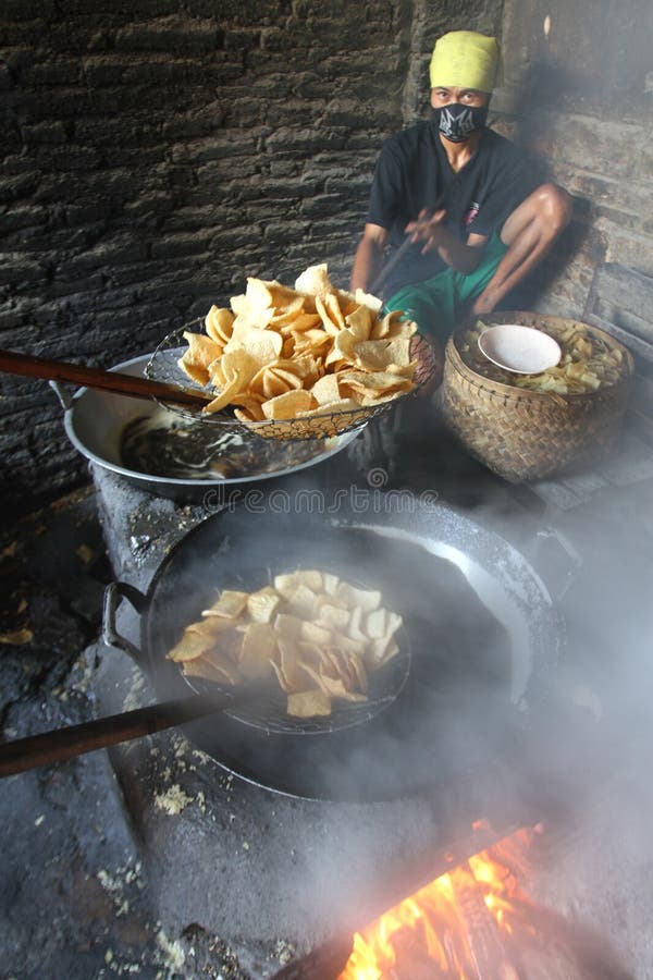 Indonesia Traditional Crackers Karak Editorial Photography - Image of ...