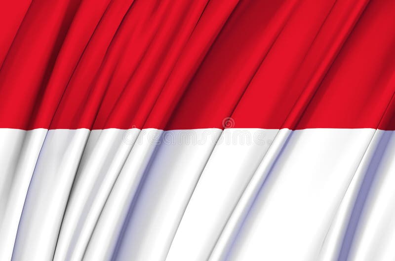 Indonesia Waving Flag Stock Illustrations 5 905 Indonesia Waving Flag