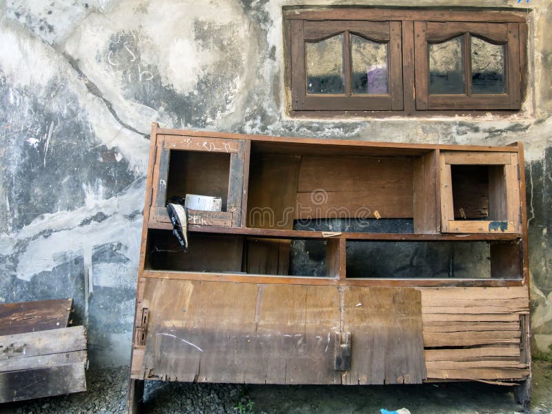 Old broken cupboard stock photo. Image of rusty, texture - 158408446
