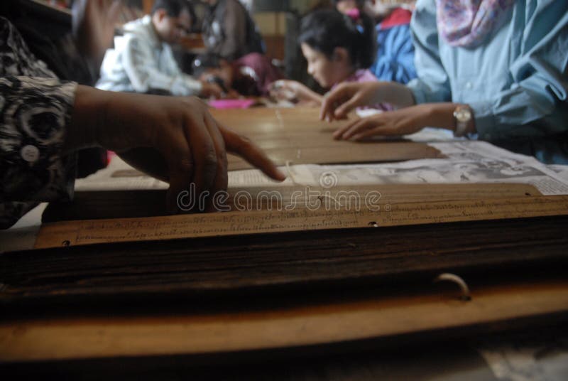 INDONESIA WRITTEN TRADITION Editorial Stock Photo - Image of java ...