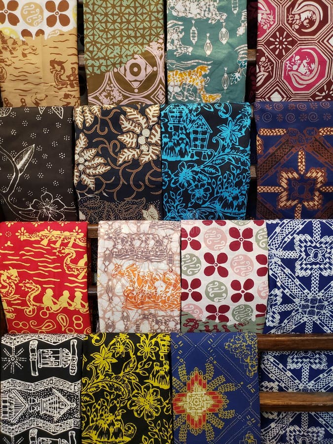 Indonesian Archipelago Traditional Batik Cloth Stock Photo - Image of ...