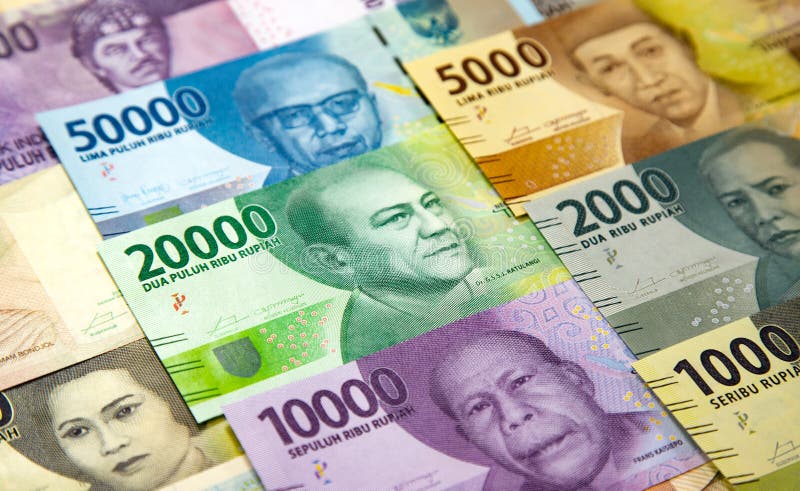 Indonesian banknotes stock image. Image of hero, exchange - 236642771