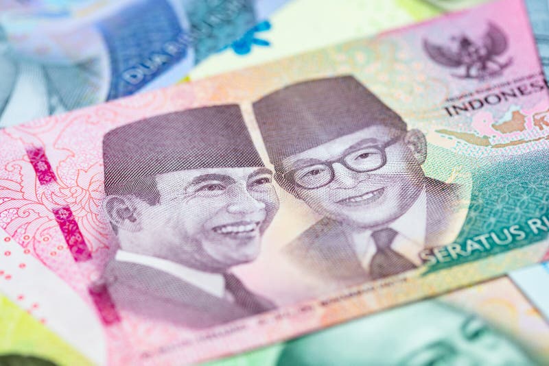 Indonesian banknotes stock image. Image of money, note - 267849489