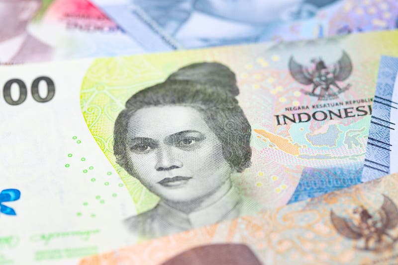 Indonesian banknotes stock image. Image of expense, indonesian - 267849501