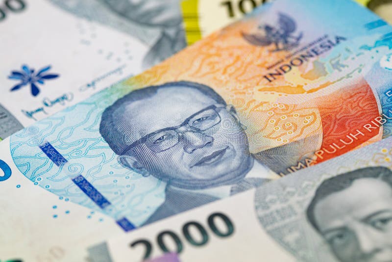 Indonesian banknotes stock photo. Image of business - 295323070