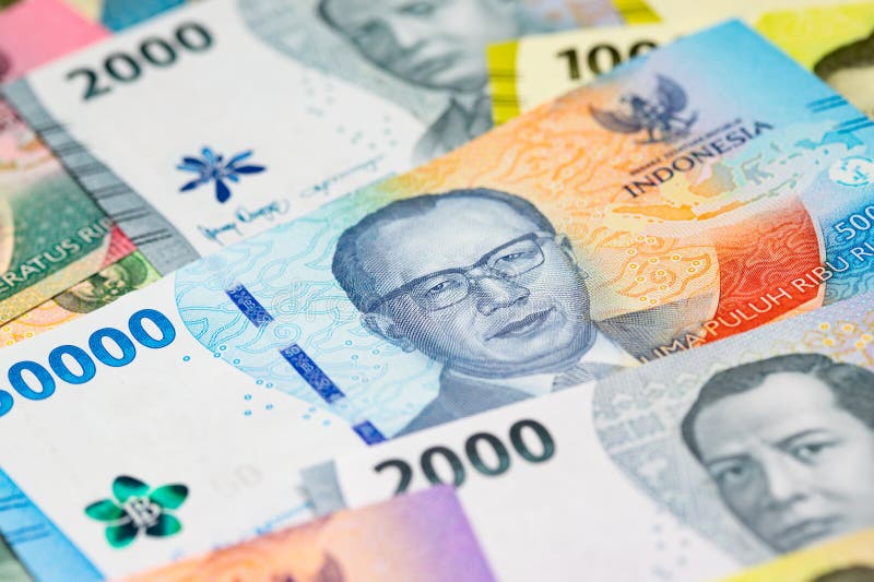 Indonesian banknotes stock image. Image of profit, indonesia - 319772605
