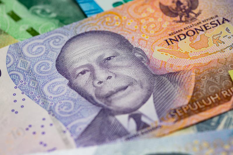 Indonesian banknotes stock image. Image of bill, cash - 319772617