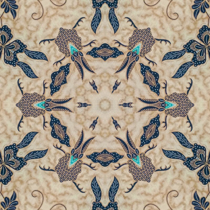 Indonesian Batik Geometric Abstract Pattern, Batik Pattern. Stock ...