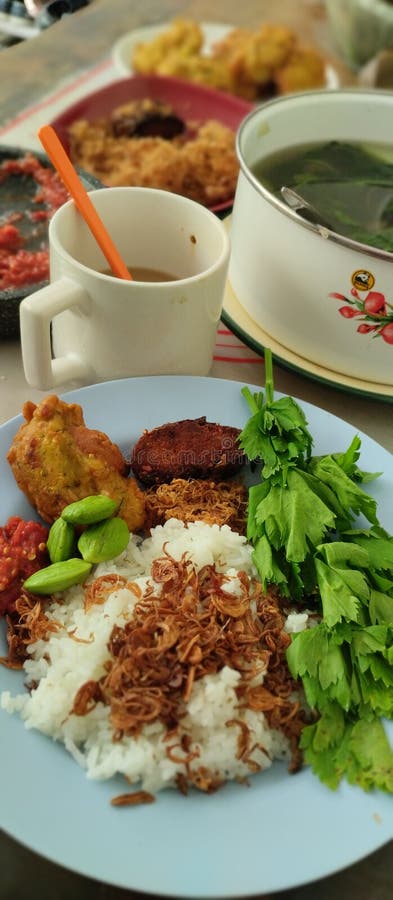 Indonesian Breakfast stock photo. Image of produce, dish - 266252496