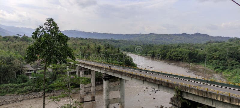 Indonesian bridge stock photo. Image of vehicle, infrastructure - 224930332