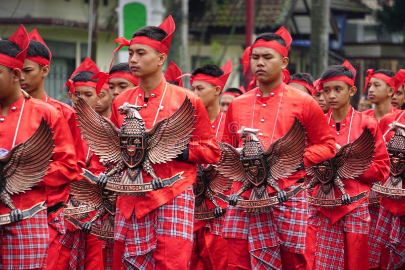 Indonesian Bring National Symbol, Garuda Pancasila Editorial Stock ...