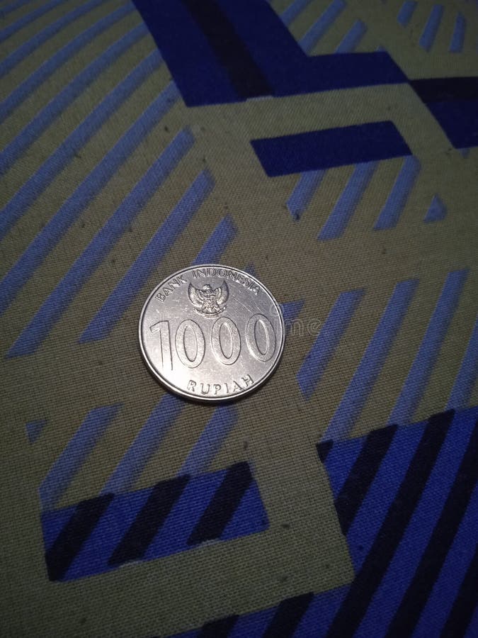Indonesian Coin One Thousand Rupiah Stock Image - Image of indonesia ...
