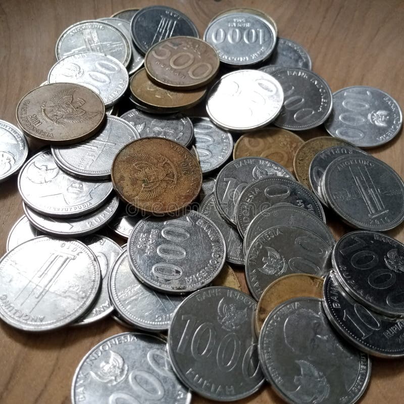 Indonesian Coins. 500 Rupiah Coin and 1000 Rupiah Coin Stock Image ...