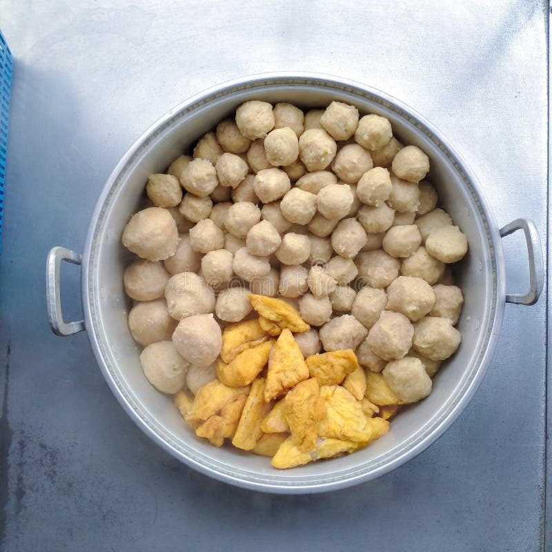 Indonesian Culinary Pentol Meatballs Stock Image - Image of pentol ...