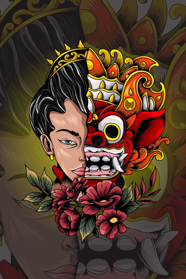 Javanese Mask Stock Illustrations – 90 Javanese Mask Stock ...