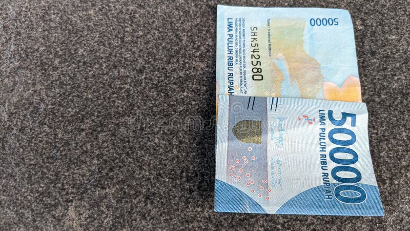 Indonesian Currency Denominated in 50000 Rupiah or 50k Stock Image ...