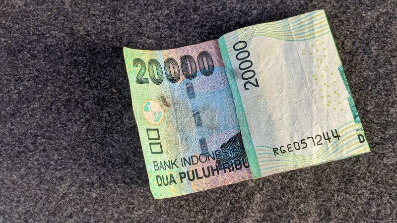 Indonesian Currency in 20000 Rupiah Stock Photo - Image of wealth ...