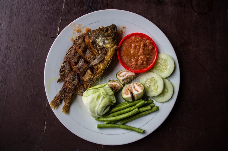 Mie goreng or fried noodle stock image. Image of cuisine - 122542323