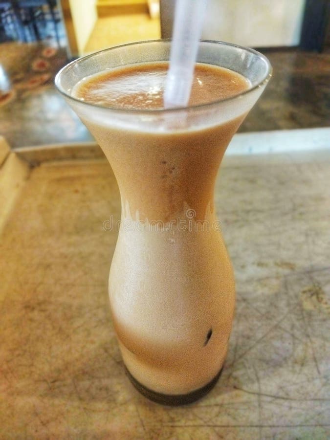 Indonesian Drink Menu, Cold Tarik Tea Stock Photo - Image of coffee ...