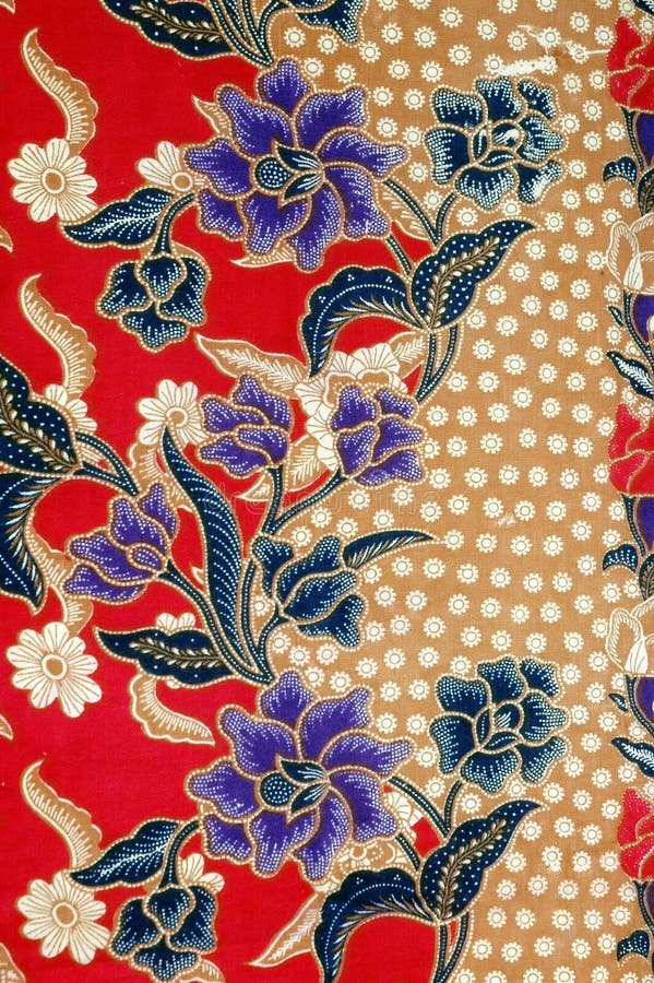 Indonesian fabric design stock photo. Image of curve - 27414948