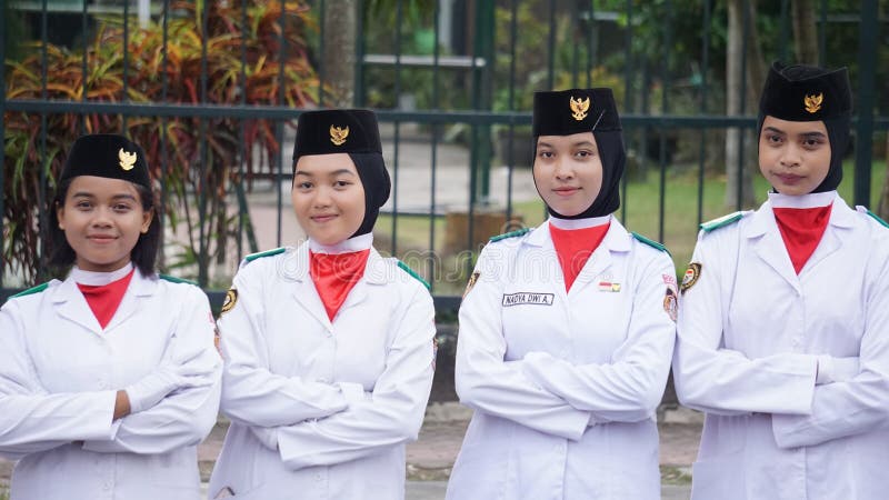 Indonesian Flag Raiser on (National Carnival) Editorial Image - Image ...