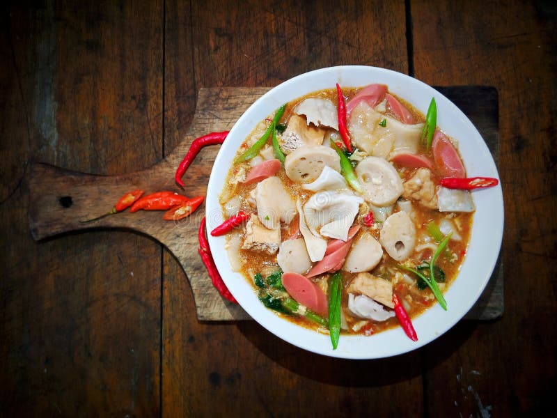 Indonesian Food As Known As Seblak from West Java Indonesia Stock Photo ...