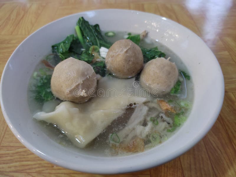 Indonesian Food Called Name Bakso Stock Image - Image of bakso, called ...