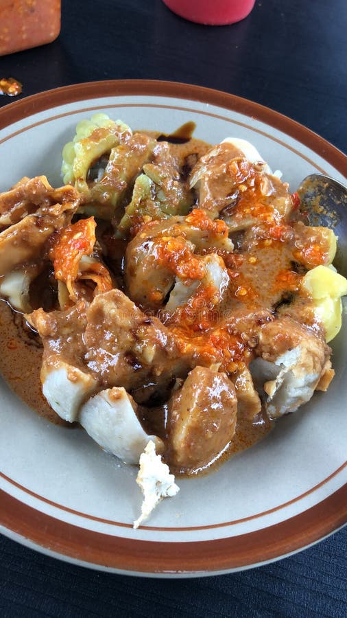 Somay Food Tradisional Snack Stock Image - Image of dessert, food ...