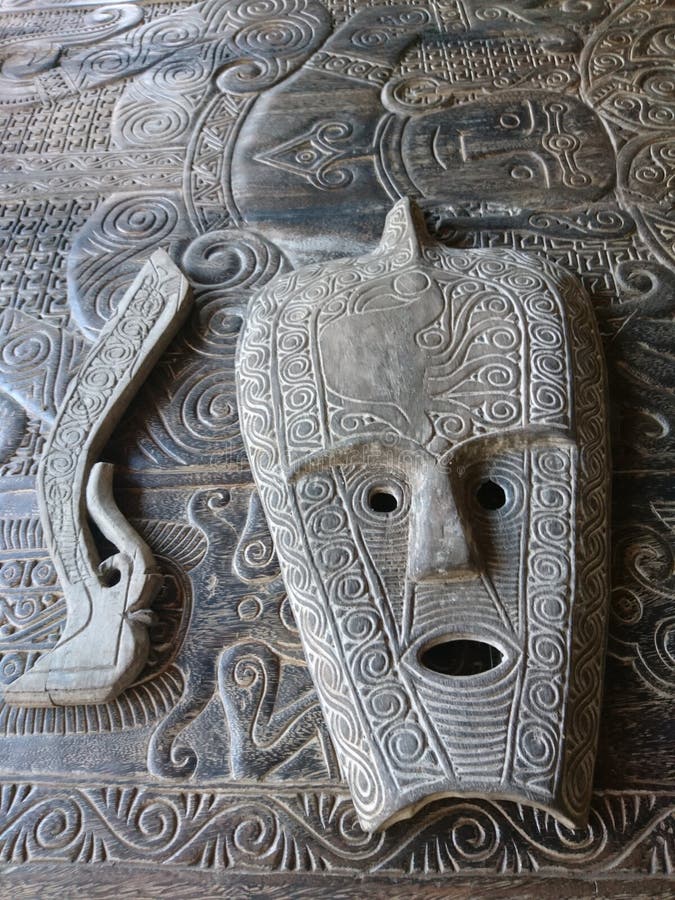 Indonesian handcraft stock photo. Image of bali, masks - 96556230