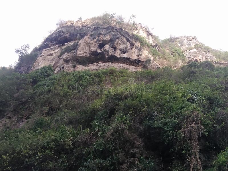 Karst cliff stock image. Image of cliff, indonesian - 138637567
