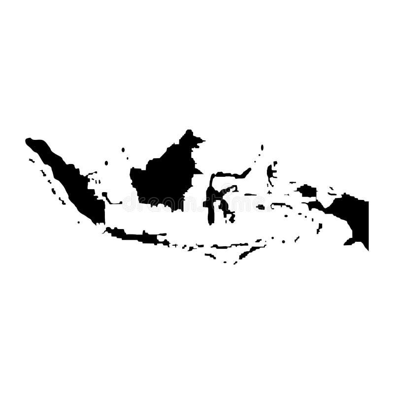 Indonesian Map Icon stock illustration. Illustration of earth - 357168513
