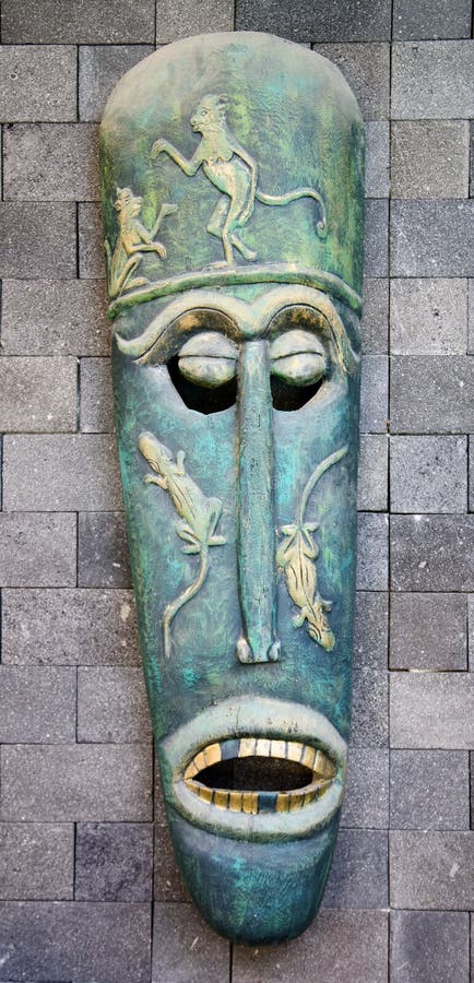 Indonesian Mask stock photo. Image of wooden, bali, scary - 6211974