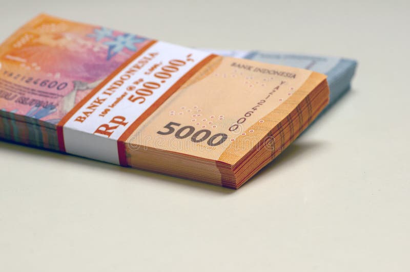 Indonesian Money Currency, Rupiah, in Selected Focus Stock Photo ...