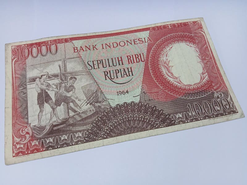 Old Money 10k Rupiah -1964 - Front Side Stock Photo - Image of currency ...