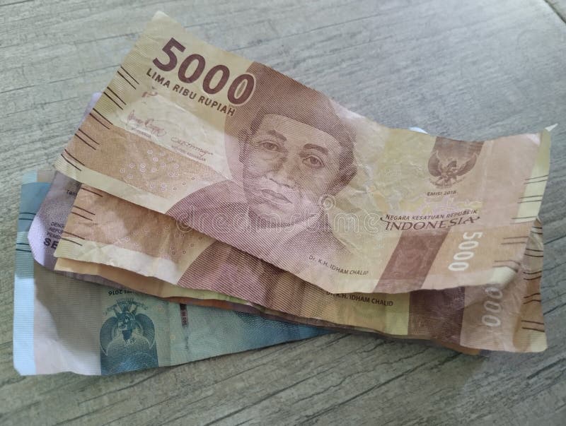 Indonesian Money Currency, Rupiah, in Selected Focus Stock Image ...