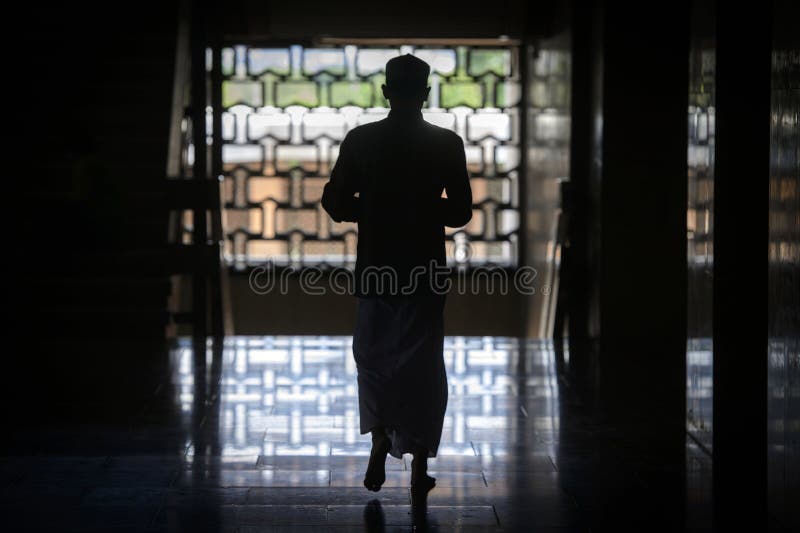 Indonesian Moslems Pray at Istiqlal Mosque in Jakarta Editorial Image ...