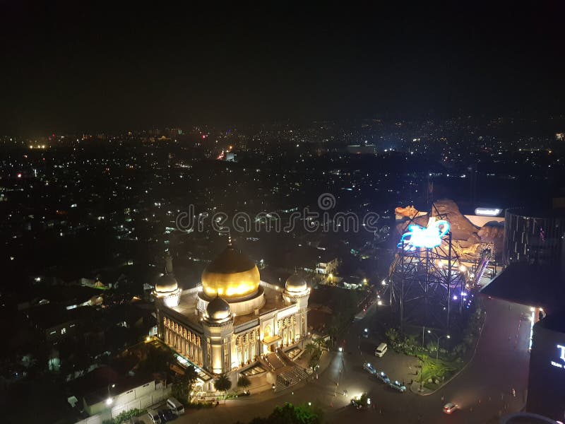 Indonesian Mosque in Bandung, West Java Stock Image - Image of masjid ...