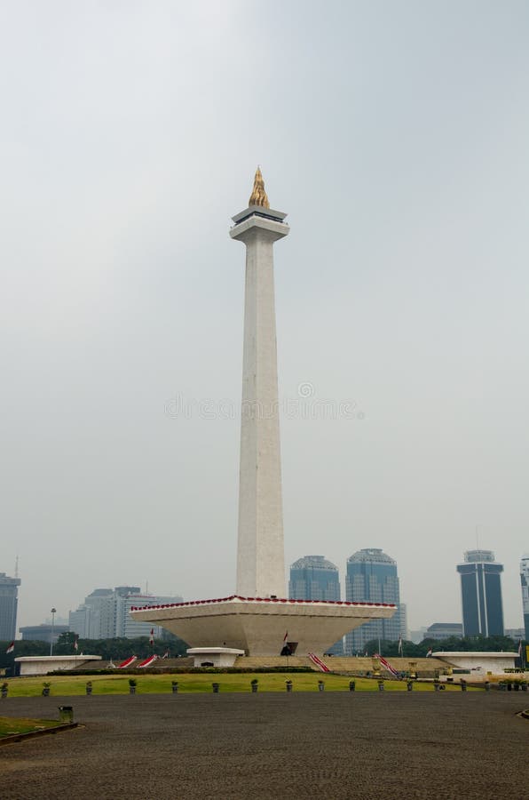 Indonesian National Monument. Stock Photo - Image of tourism, merdeka ...