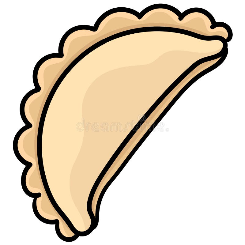 Kue Pastel Indonesian Traditional Food Stock Vector - Illustration of ...