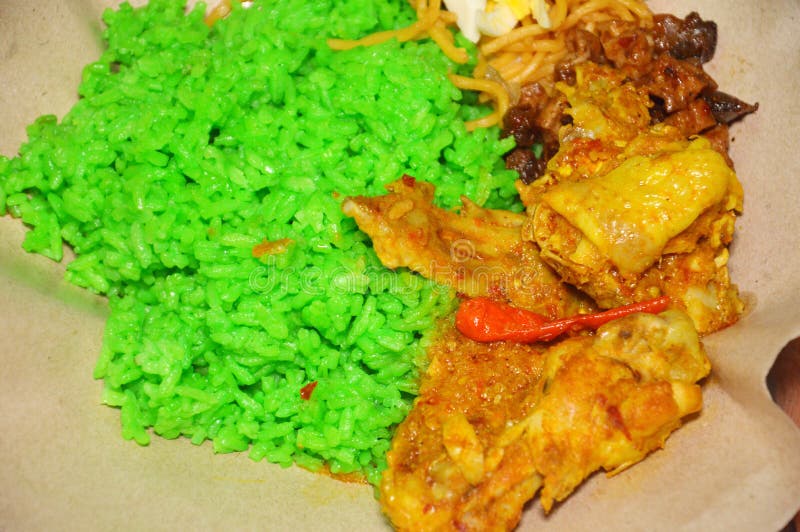 Indonesian rice mix stock image. Image of delicious - 176905869