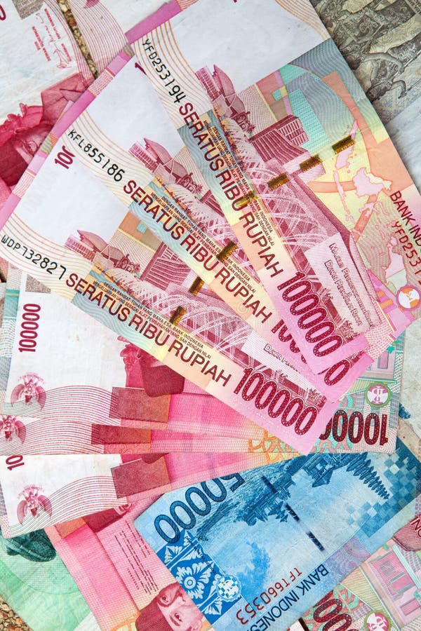 Indonesian rupiah stock photo. Image of bank, financial - 15864118