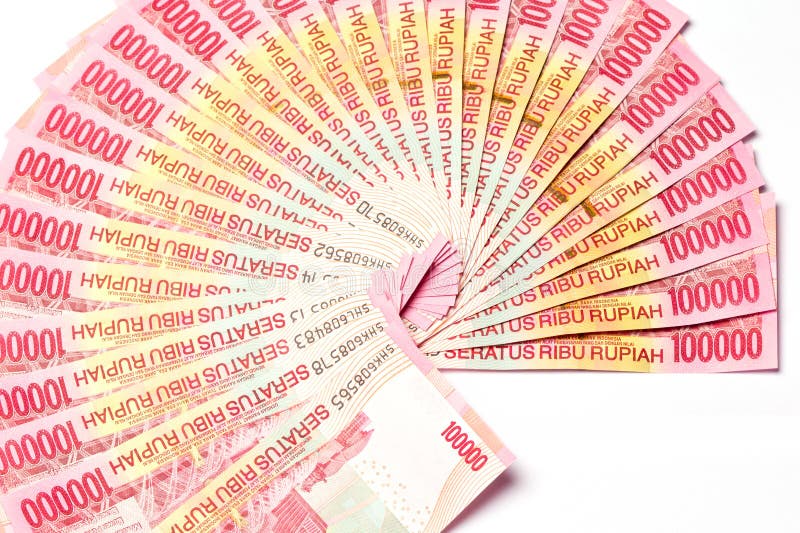Indonesian Rupiah stock photo. Image of studio, close - 24313844