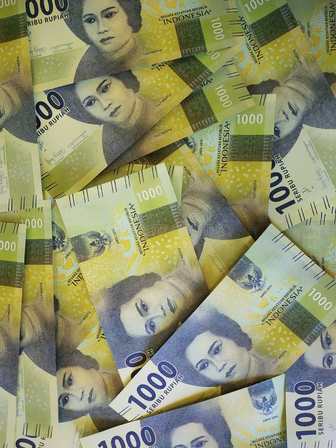 Indonesian Rupiah Banknote Series with a Value of Seventy Five Thousand ...