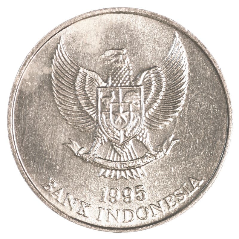An Indonesian Rupiah Coin Worth One Thousand Stock Image - Image of ...