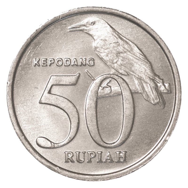An Indonesian Rupiah Coin Worth One Thousand Stock Image - Image of ...