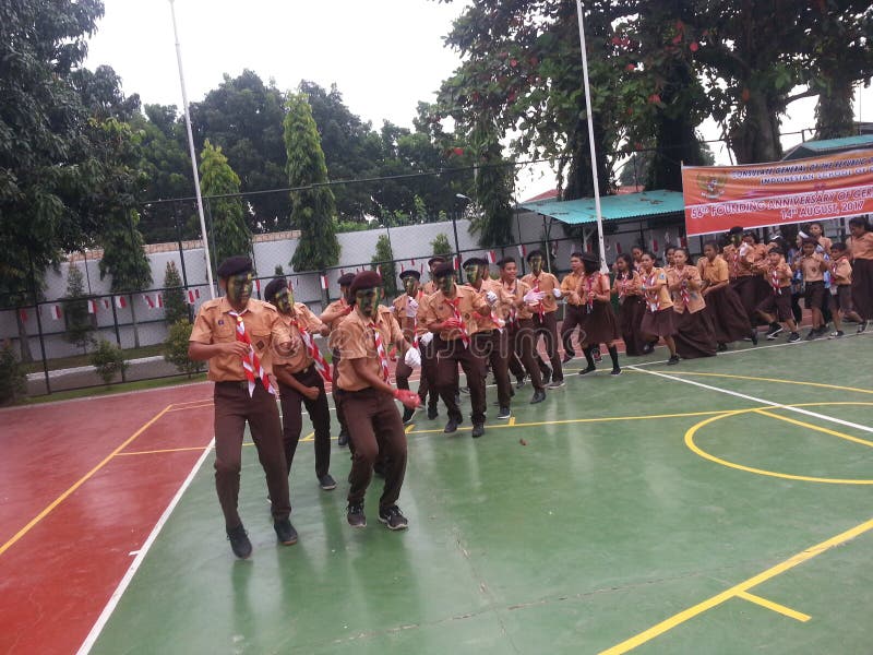 Gerakan pramuka editorial image. Image of pramuka, indonesian - 103365960