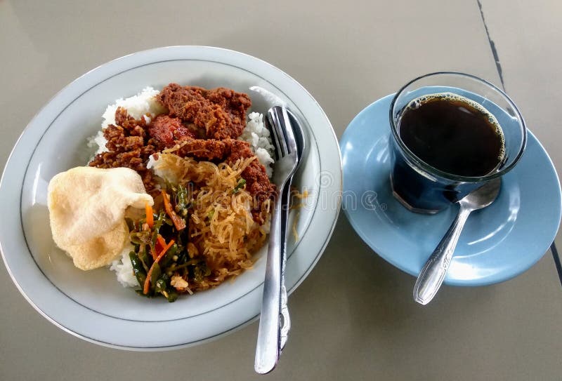 Indonesian Simple Breakfast Stock Image - Image of meal, dish: 242776215