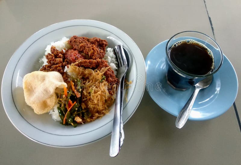 Indonesian Simple Breakfast Stock Image - Image of fruit, indonesian ...